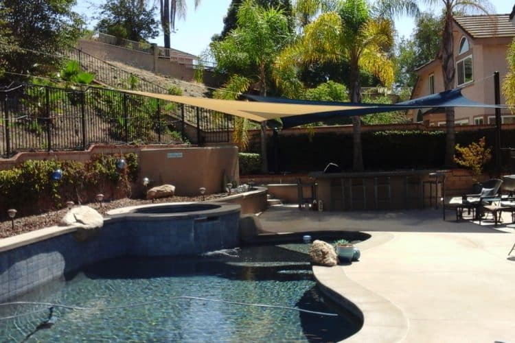 Pool Shade Covers - OC Shade Sails